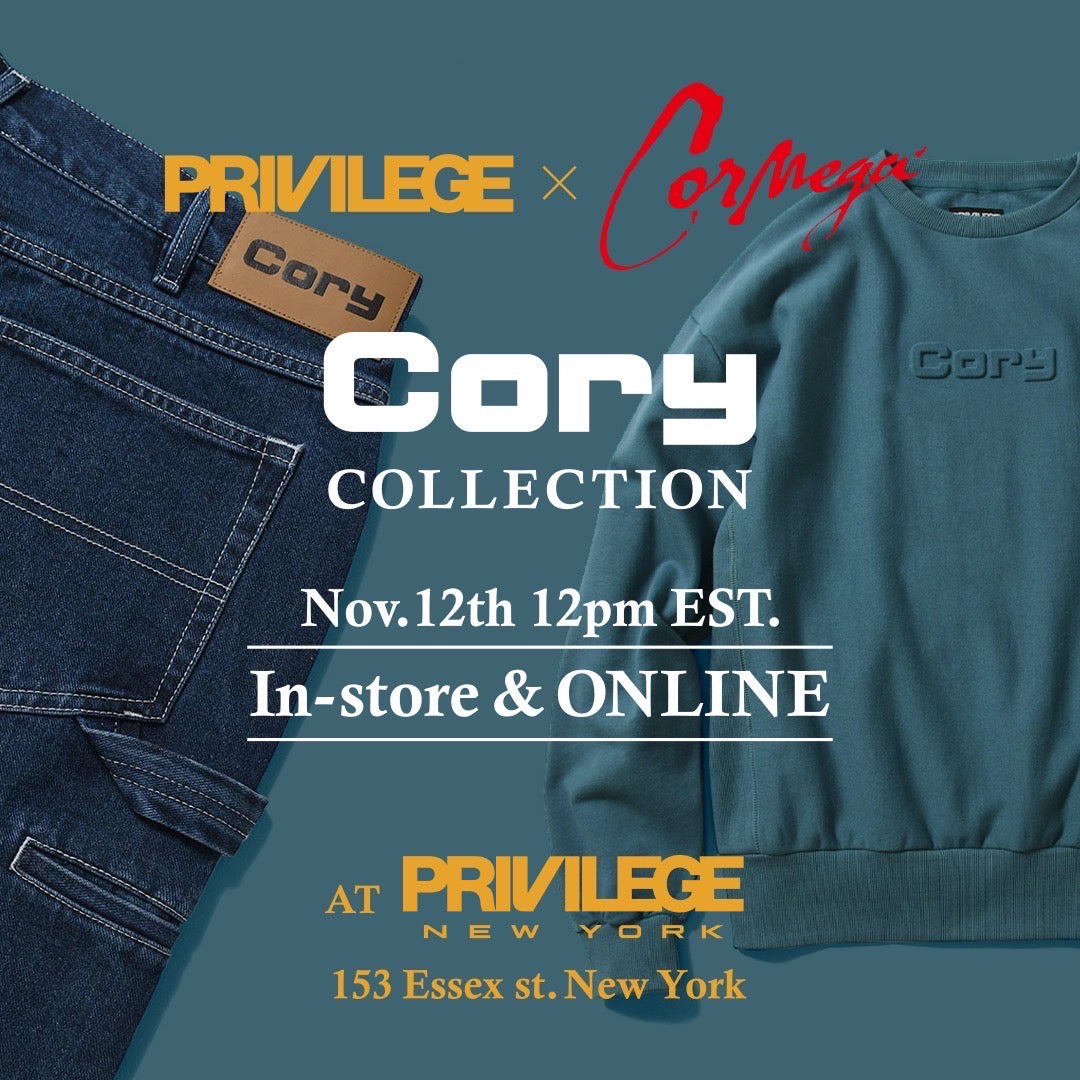 Privilege x Cormega - CORY COLLECTION Nov 12th In-Store + Online ...