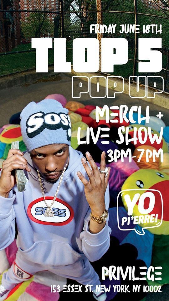 PIERRE TLOP 5 POP UP – HOMEGAME NEW YORK