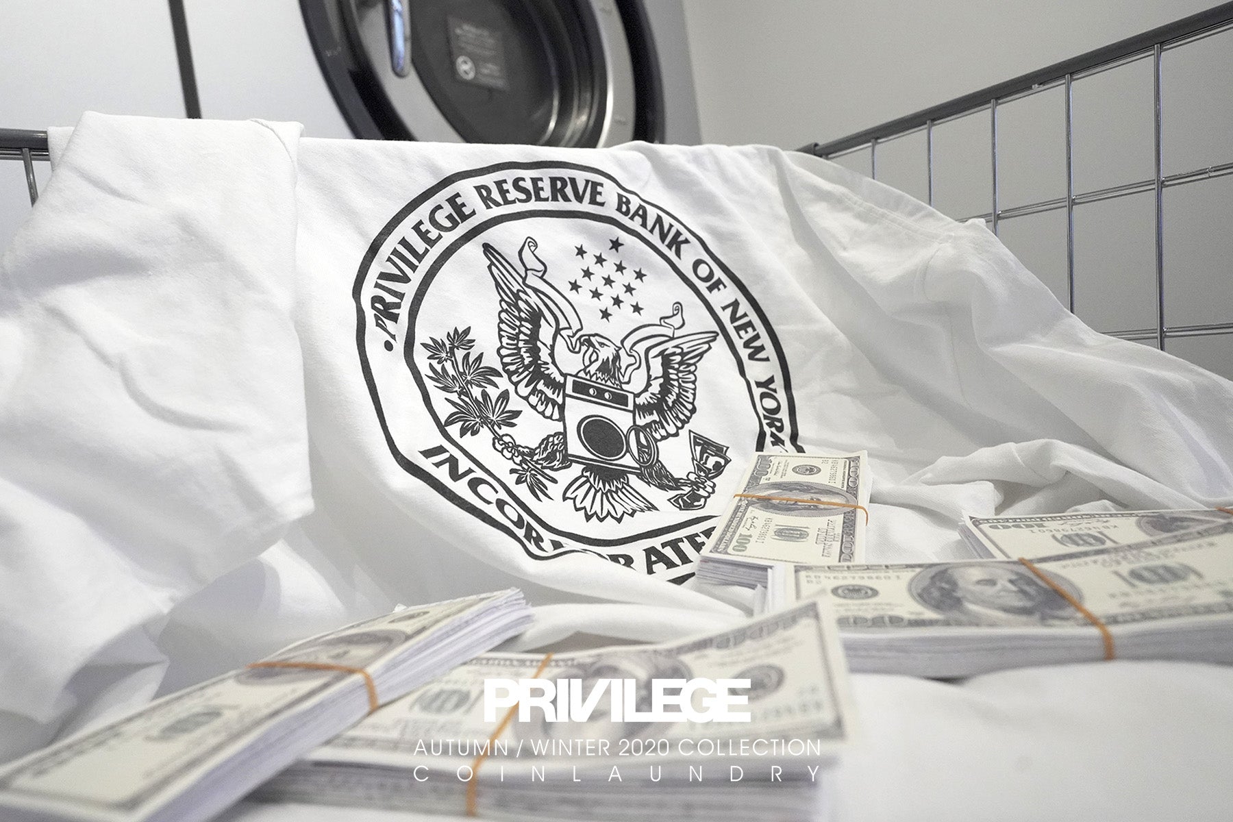 Privilege Coin Laundry L/S Tee Delivery – HOMEGAME NEW YORK