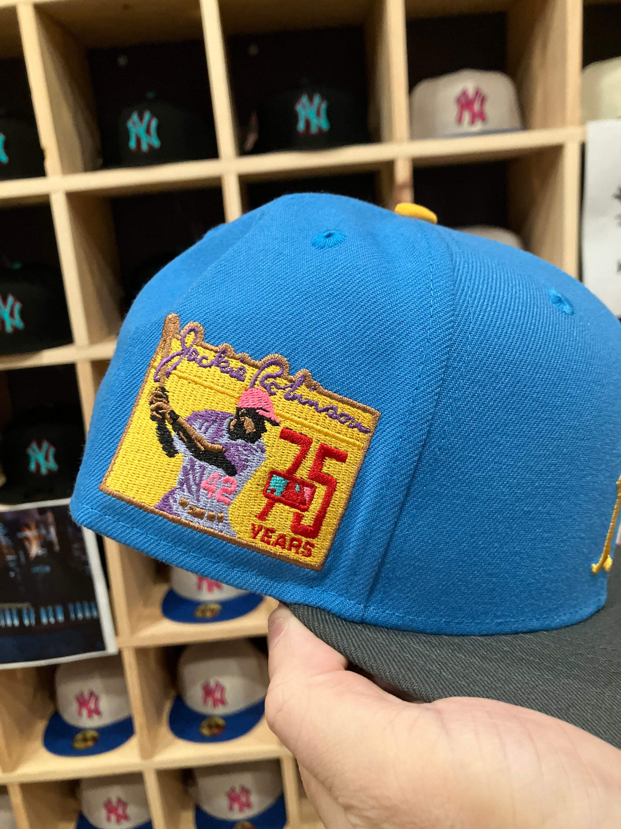 Brooklyn Dodgers Jackie Robinson 75 Years 59Fifty New Era Hat ...